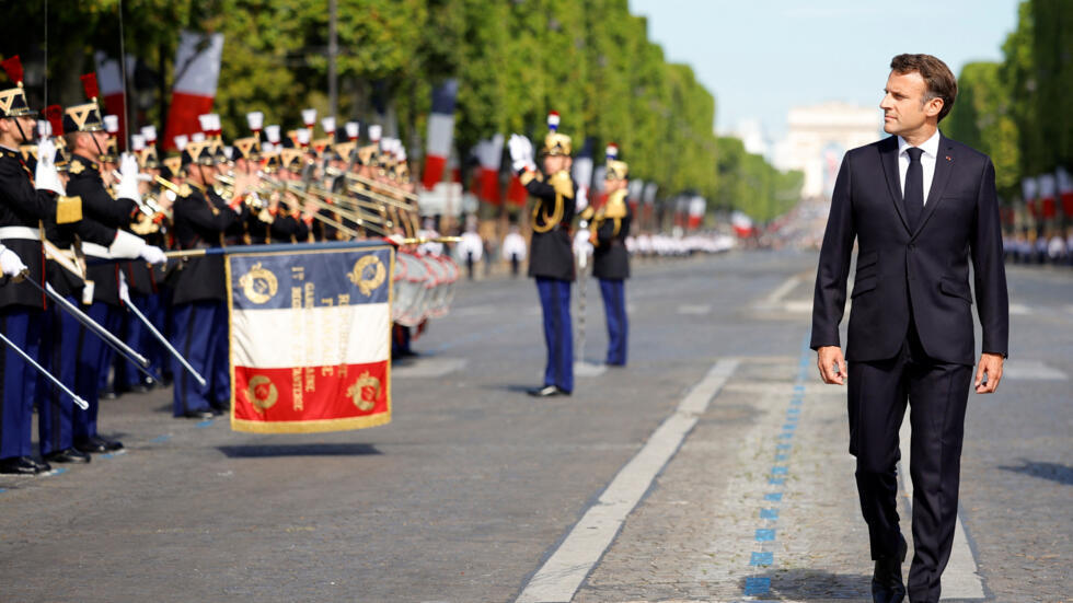 Bastille Day parade honours Ukraine as Macron evokes France's 'war economy'