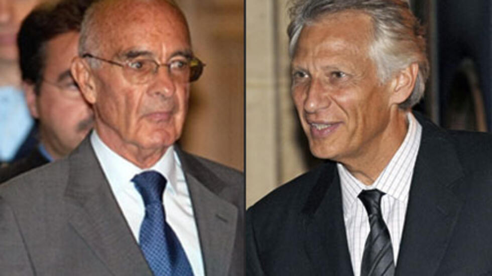 Le face à face Villepin / Rondot