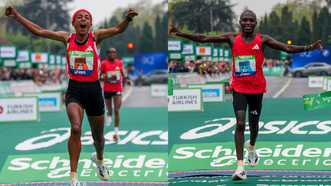 Au Marathon de Paris, le sacre du Kényan Bernard Biwott et de l ...