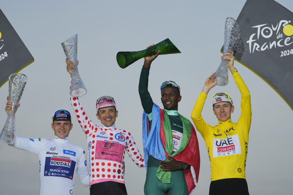 Eritrea's history-making cyclist Biniam Girmay sets sights on Paris Olympics