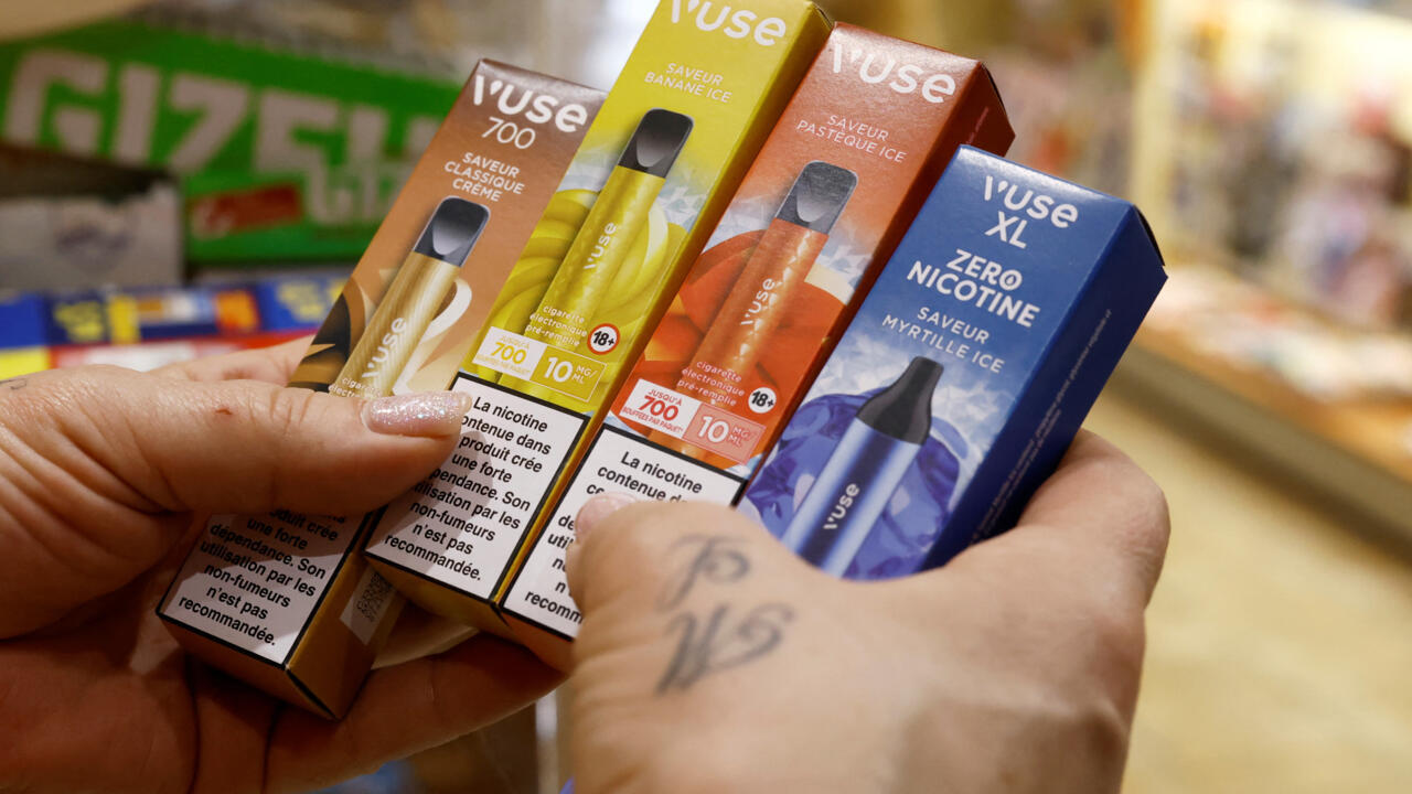 France becomes second European country to ban disposable e-cigarettes