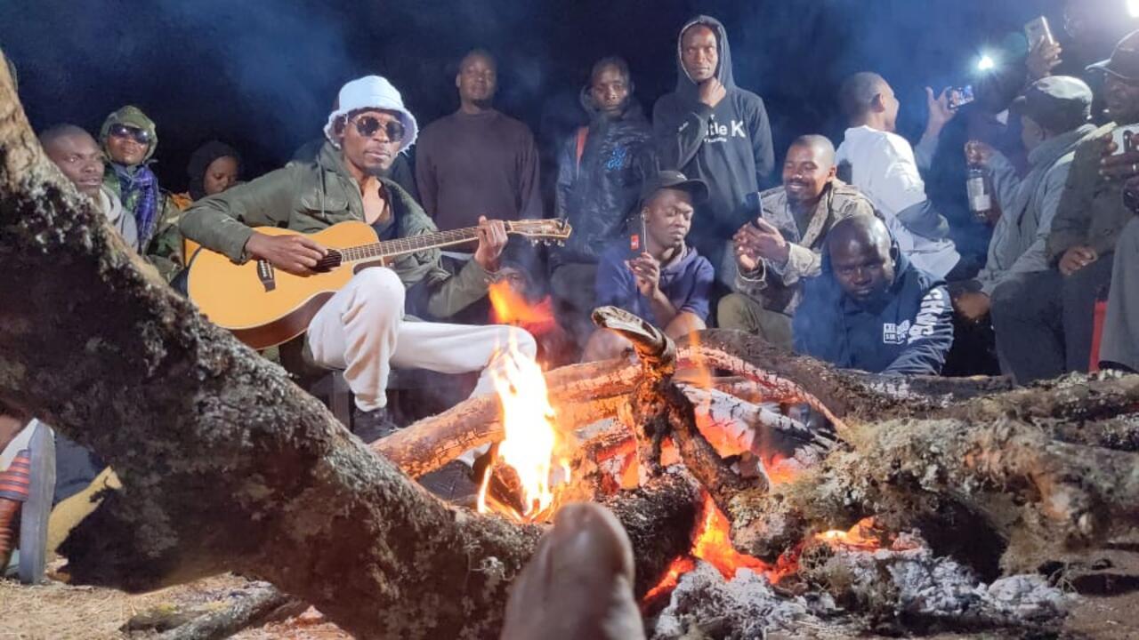 Malawi musician Lawi performs at peak to call attention to Mt Mulanje ...