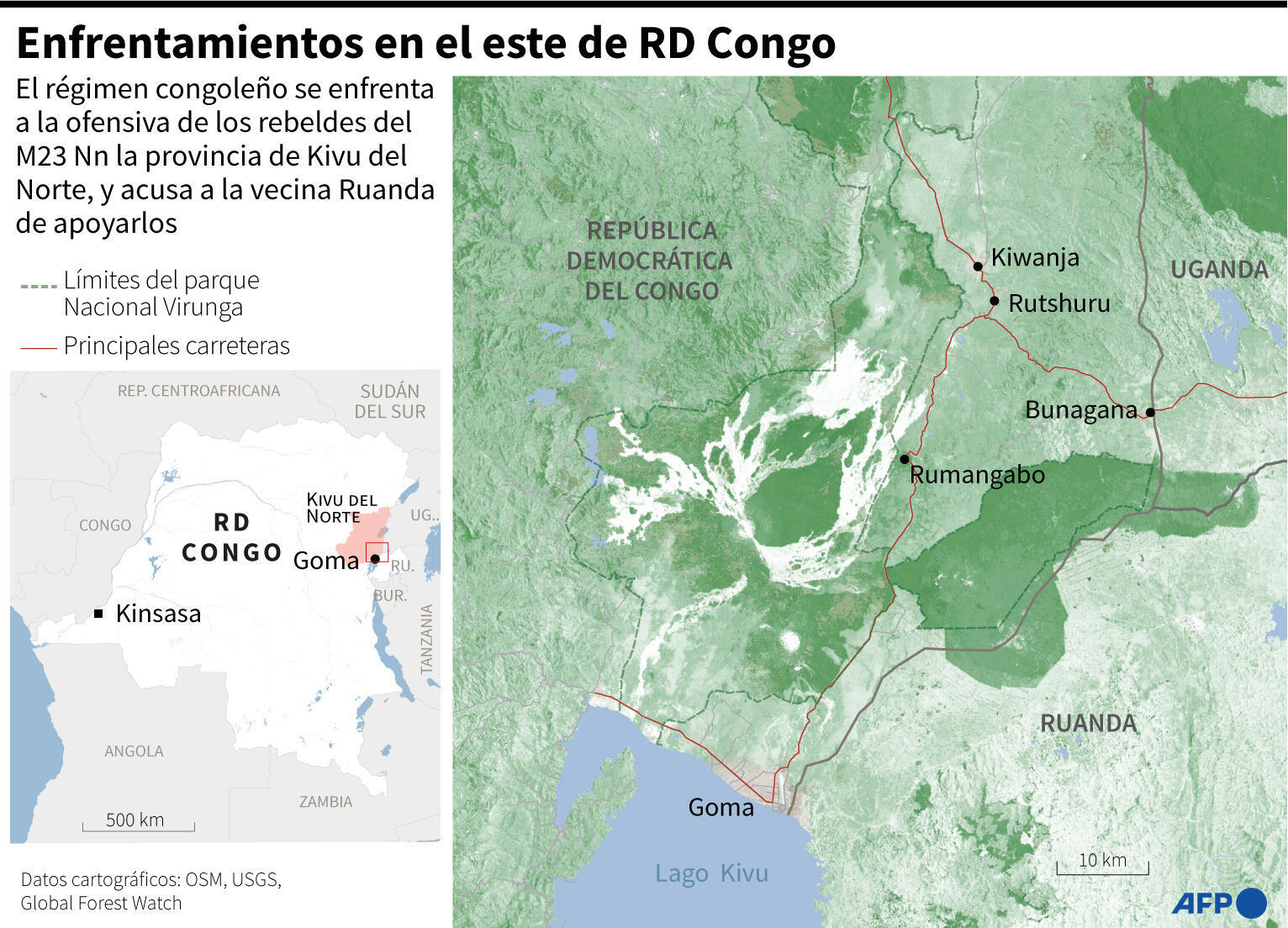 RD Congo y Ruanda acuerdan acelerar un plan para aliviar tensiones