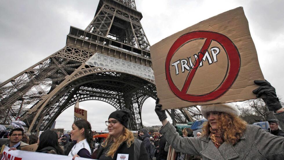 Paris, Londres e Berlim protestam contra Donald Trump