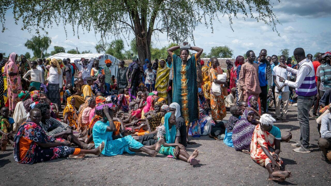 Soudan du Sud: À Rotriak, zone d’accueil des déplacés, l’aide se fait ...