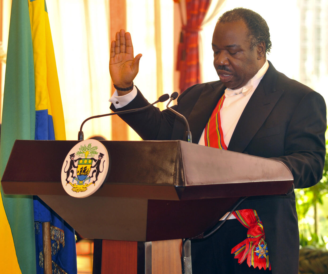 Gabon coup leader to be sworn in as president ending Bongo era