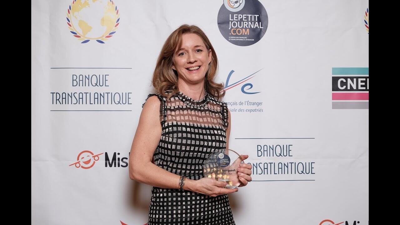 Gaëlle Bourgeault, lauréate Education des 11e Trophées des Français de ...