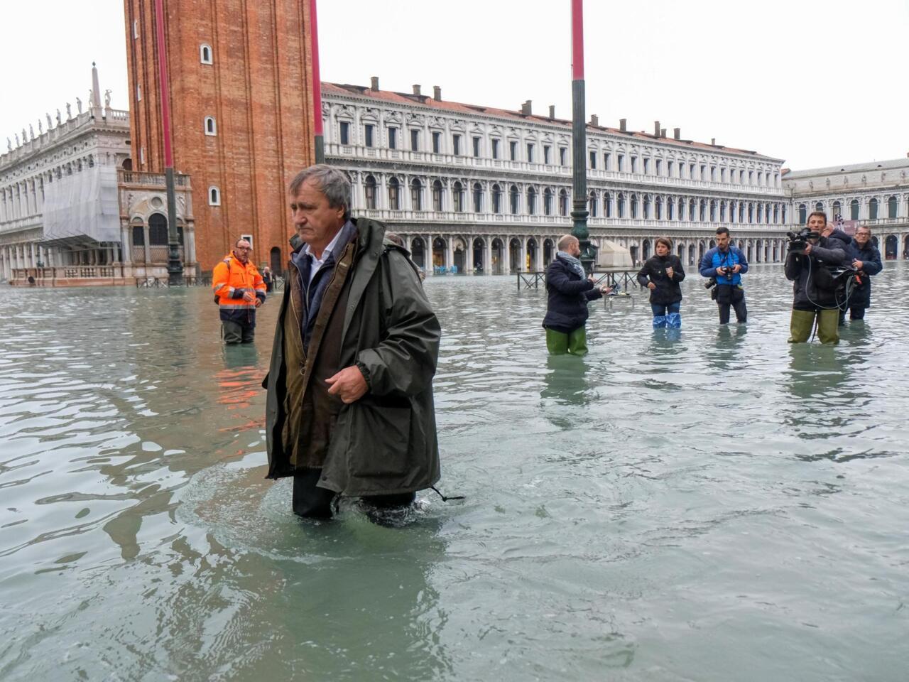 Venice Flooding Italy Venice Floods: Italy's Conte Declares State Of