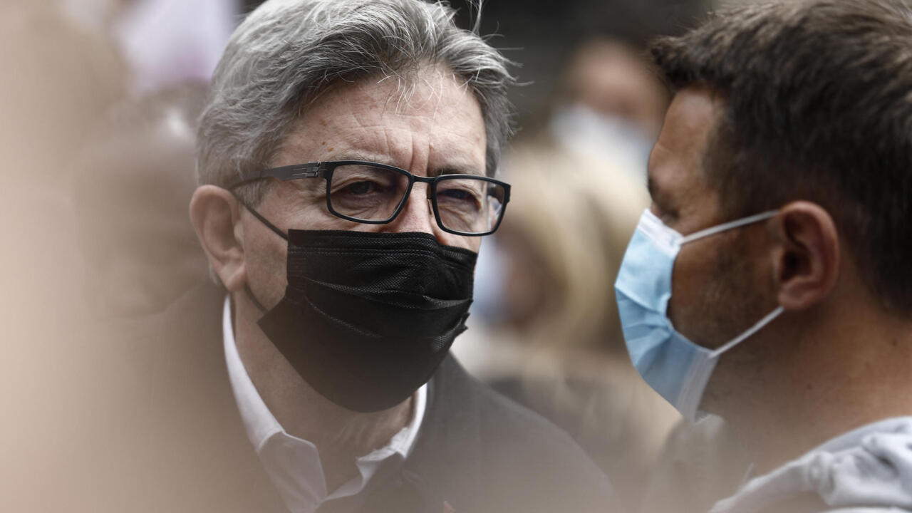 Man arrested over flour bomb attack on French far-left leader