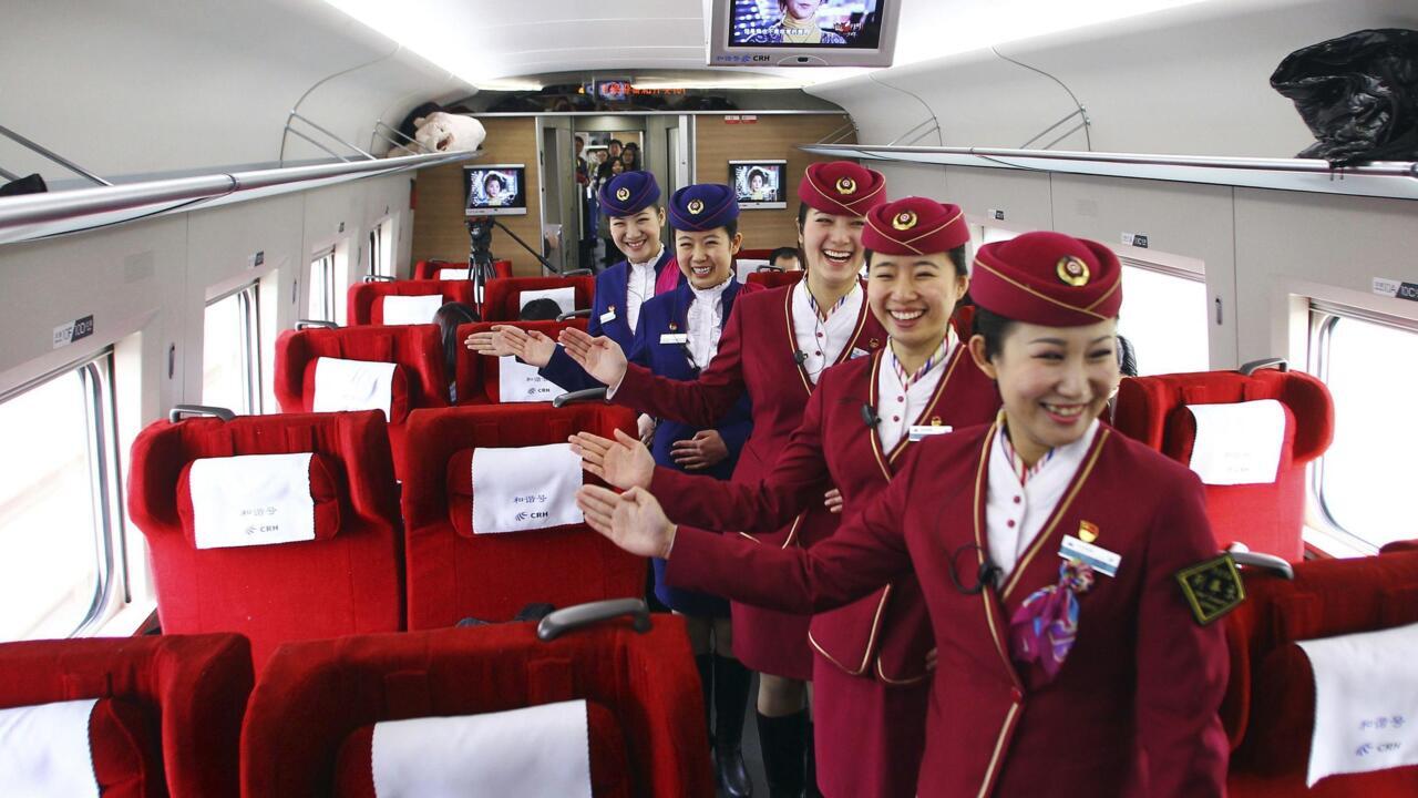 Chine: inauguration de la ligne de train à grande vitesse la plus ...