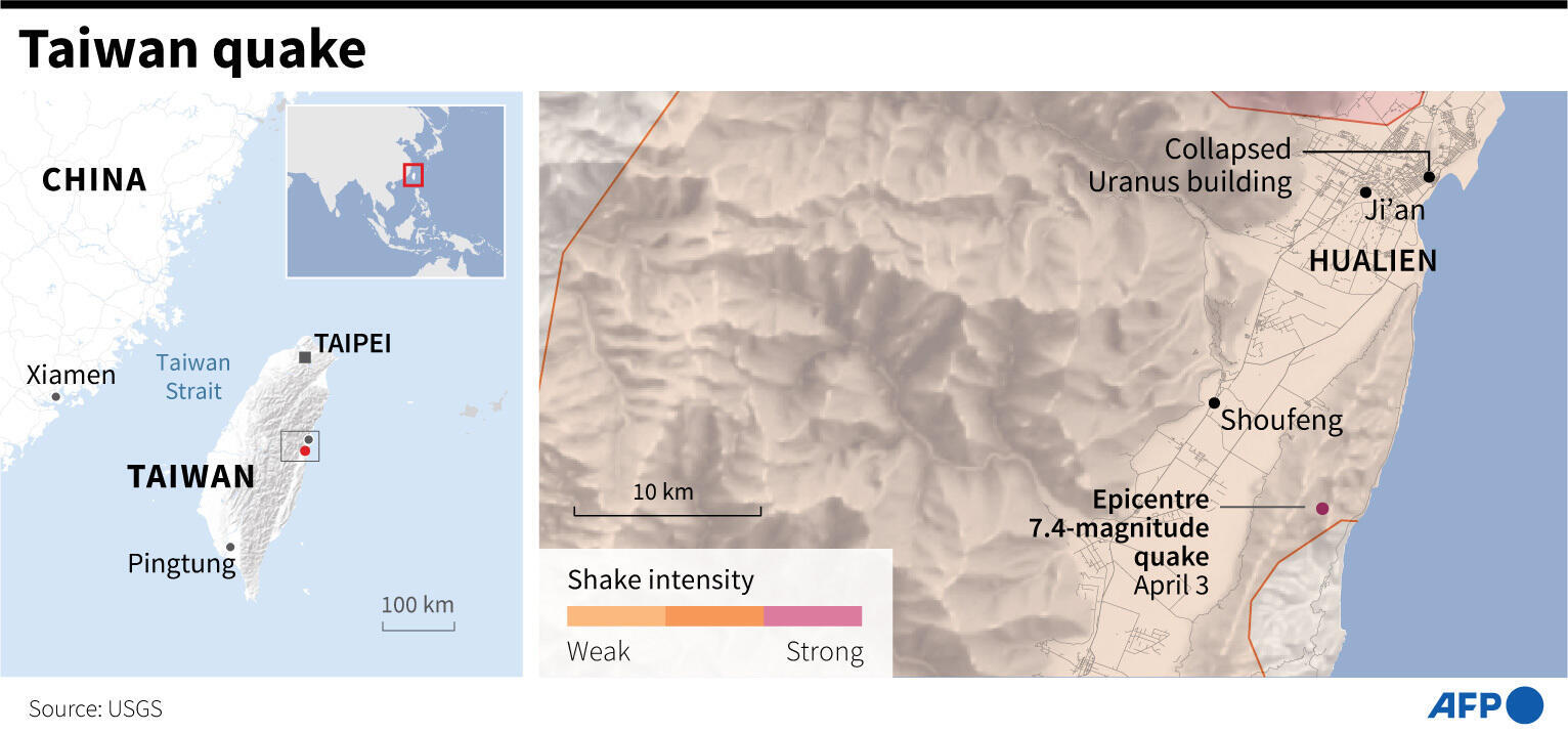 Ceremony bids farewell to tilting symbol of Taiwan quake