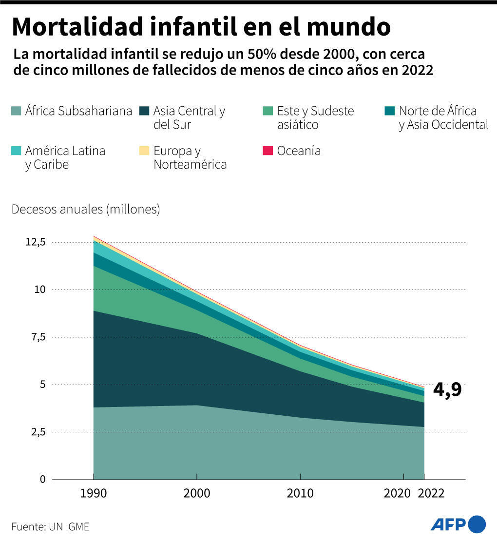 La mortalidad infantil en mínimos, pero los avances son lentos y ...