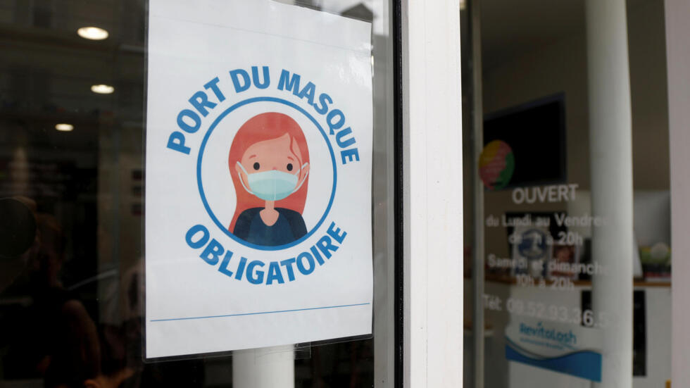 Covid-19: Anti-maskers mock French government call for mandatory mask ...