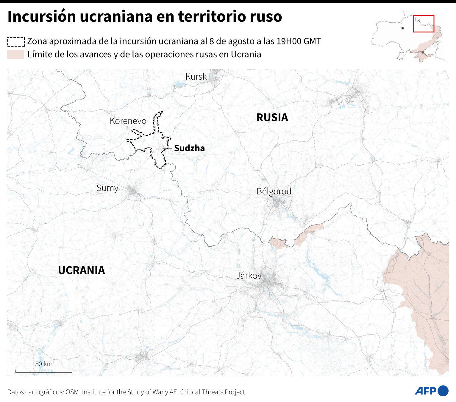 Rusia envía más tropas y armas para afrontar la incursión terrestre ...