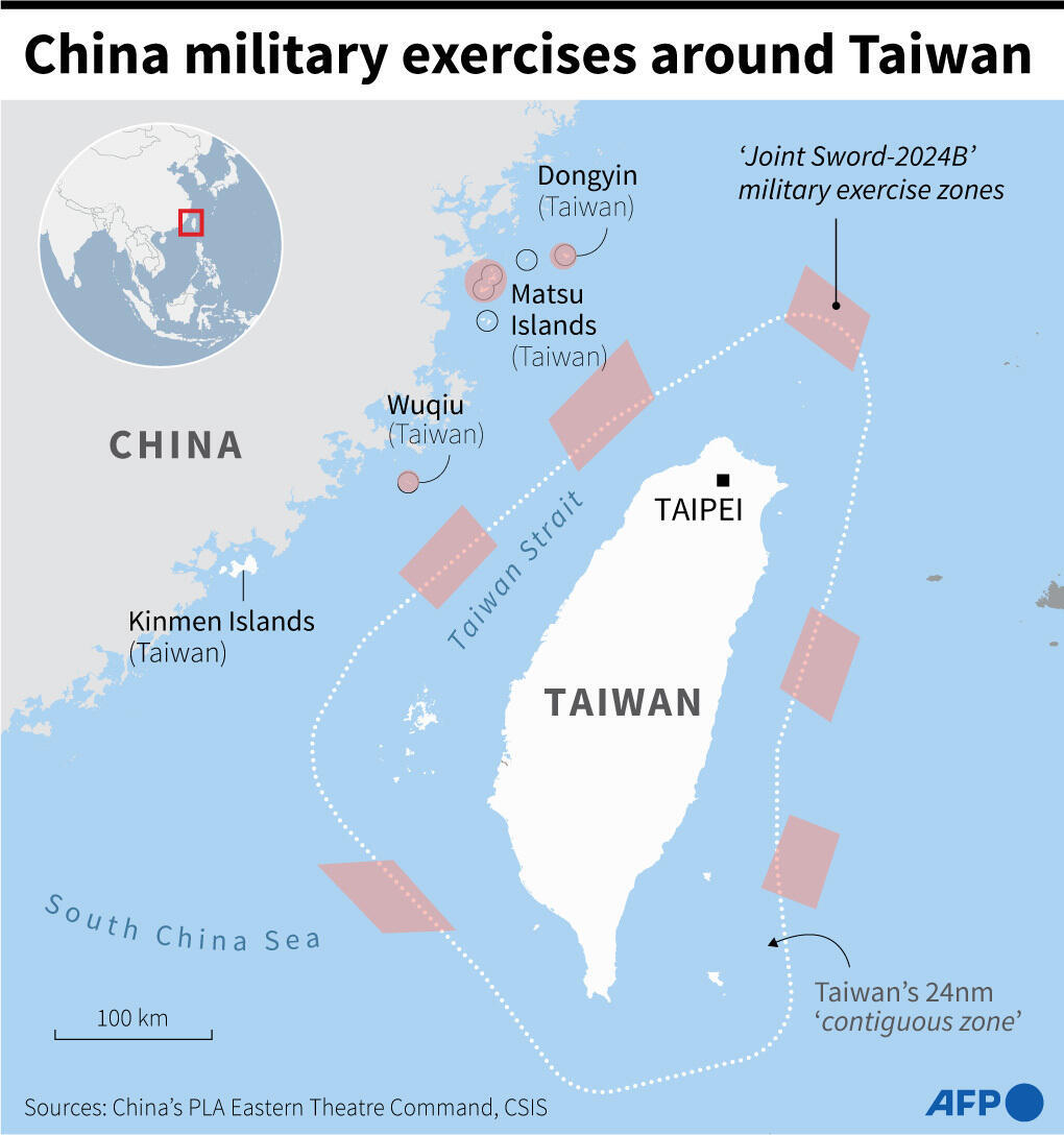 China toughens Taiwan stance over president's sovereignty defence
