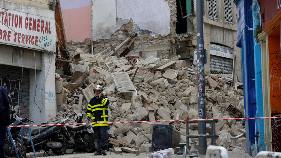 Three bodies found in collapsed Marseille building