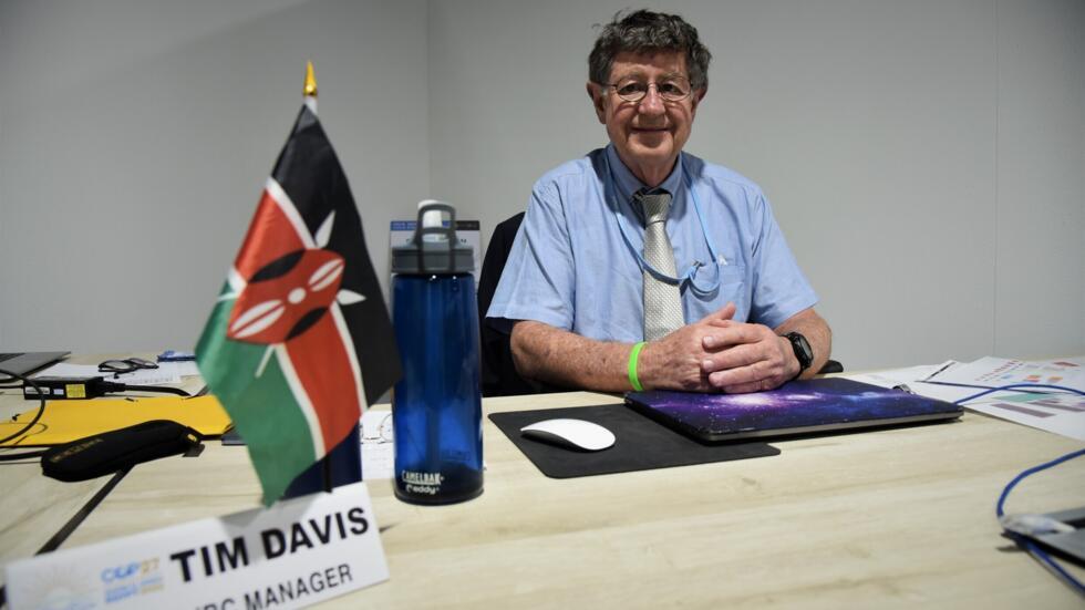 Tim Davis, responsable du centre des médias de la COP depuis 17 ans ...
