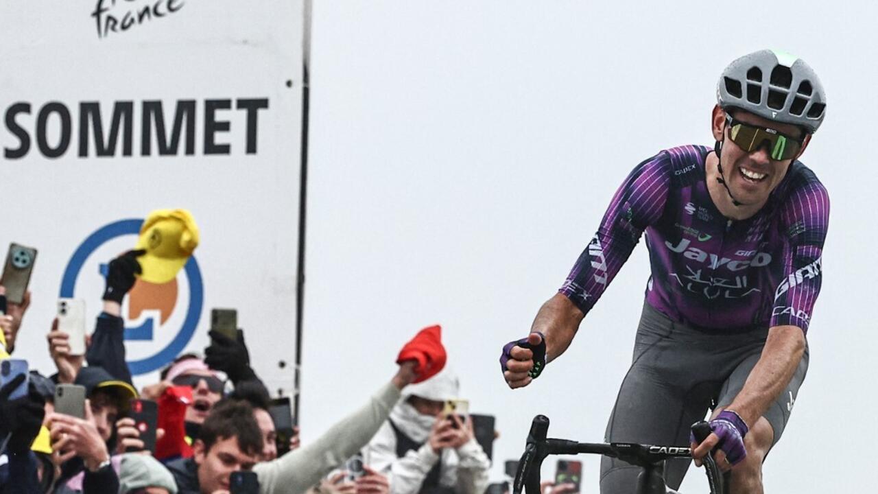 Tour de France 2025: l’Australien Ben O'Connor s’offre l’étape reine au col de la Loze