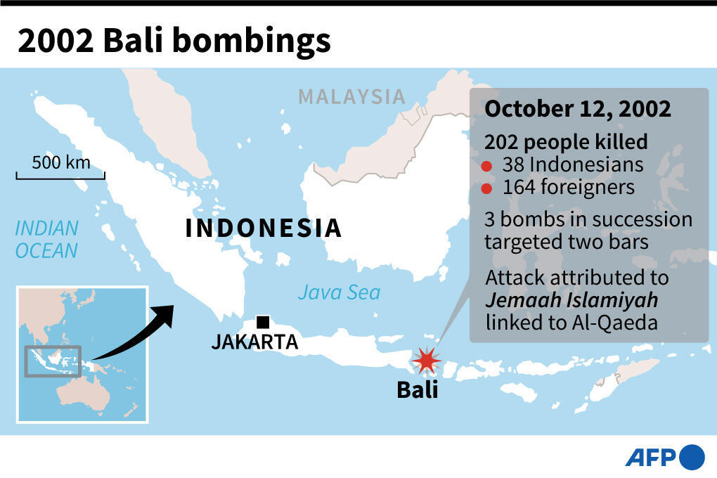 Indonesian militant jailed for 15 years over 2002 Bali bombings