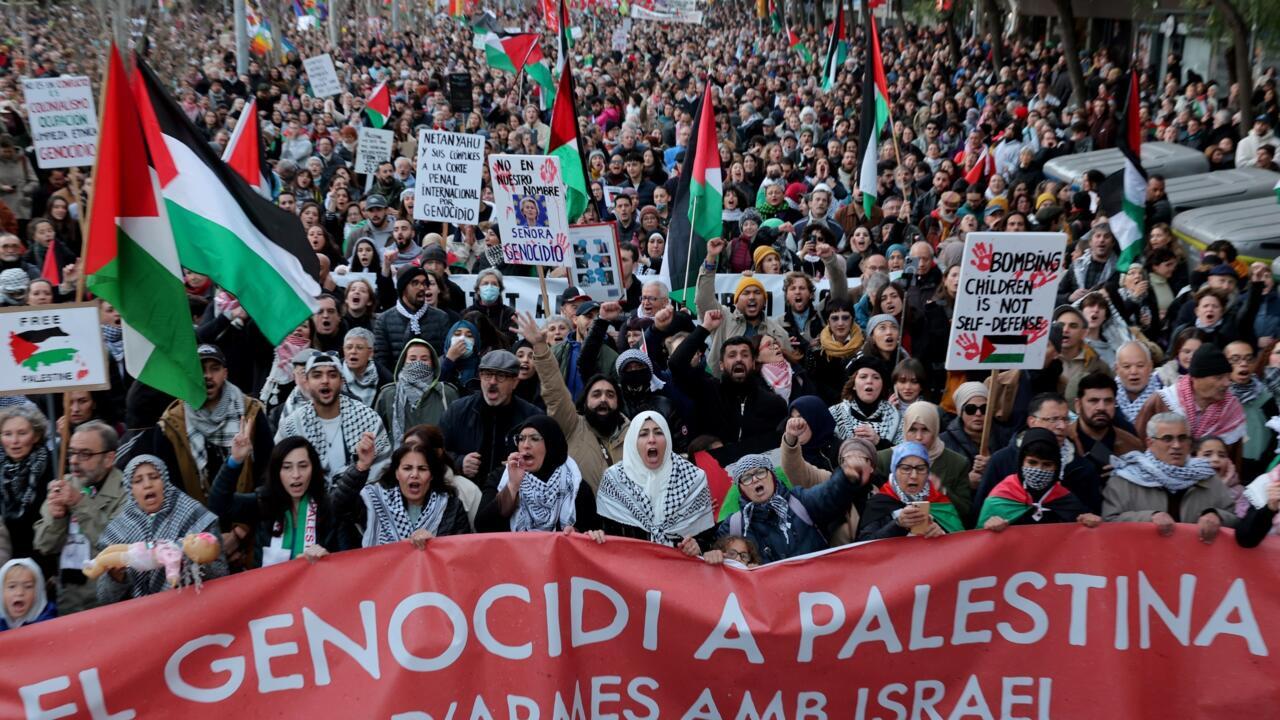 20,000 march in Spanish capital against Gaza 'genocide'