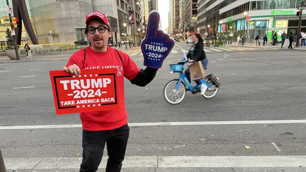 Trump fans hit Democratic stronghold Philadelphia on eve of US ...