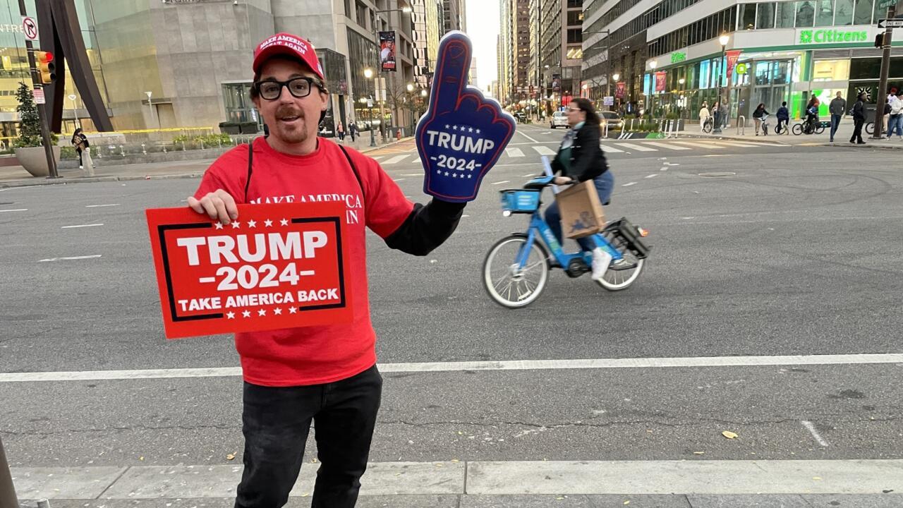 Trump fans hit Democratic stronghold Philadelphia on eve of US ...
