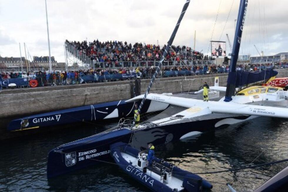 French sailor sets new record for Route du Rhum transatlantic sailing race