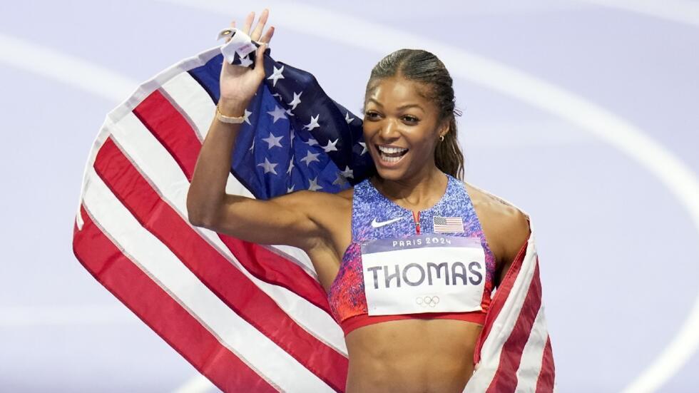 JO 2024: l'Américaine Gabby Thomas sacrée championne olympique du 200m