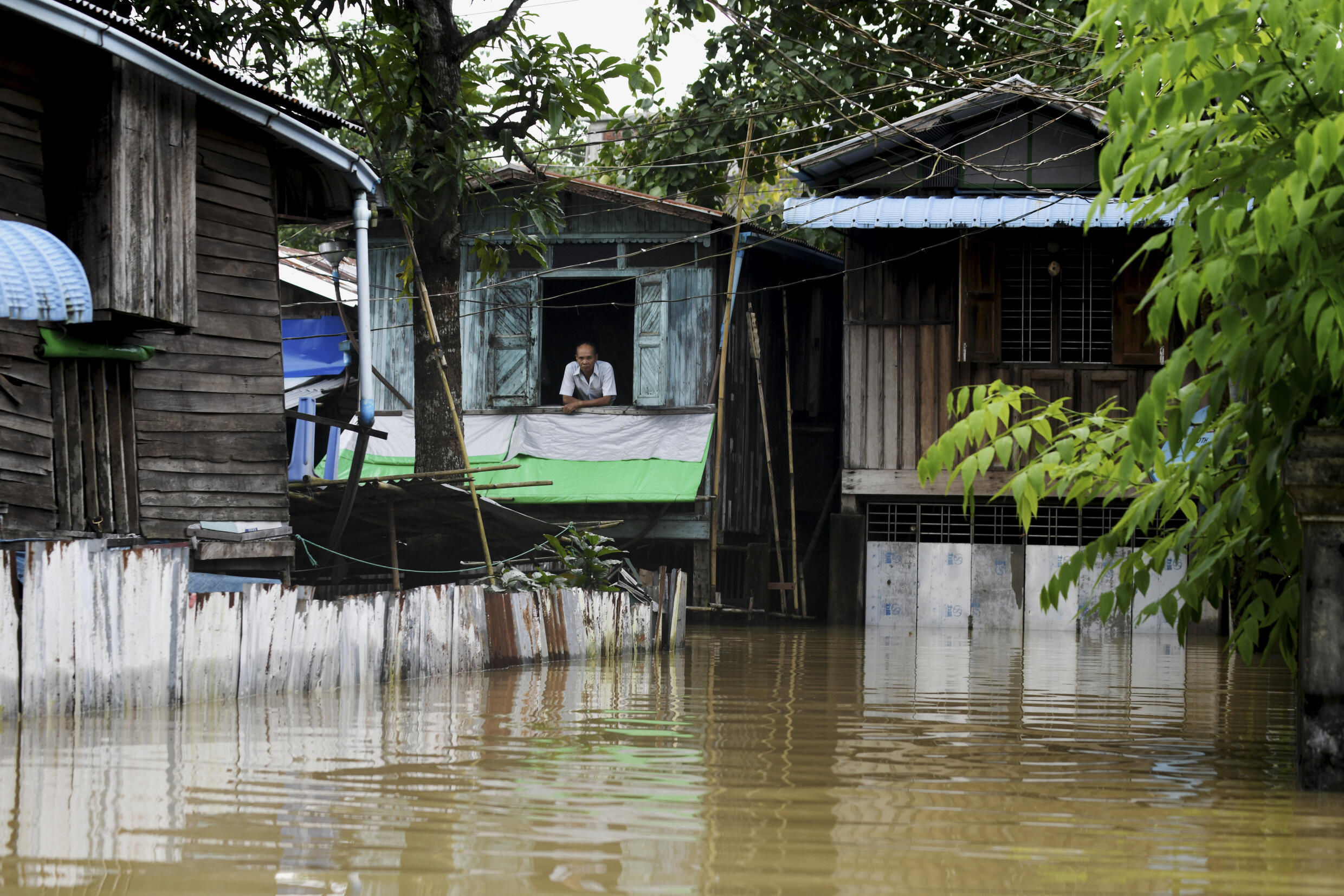 Waiting to go home: 48,000 evacuated in Myanmar floods