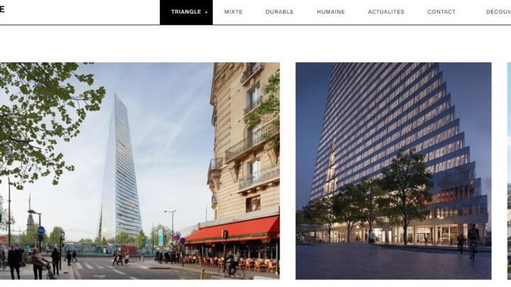 Au sud de Paris, la tour Triangle émerge et divise les habitants ...