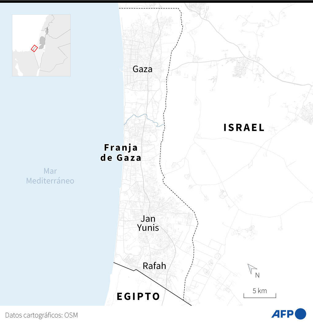 El ejército israelí amplía ofensiva terrestre en el sur de la Franja de ...