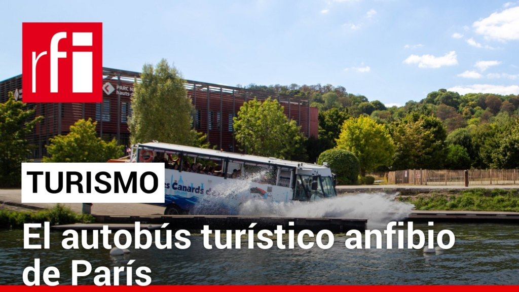 Viaje en el primer bús turístico anfibio de París