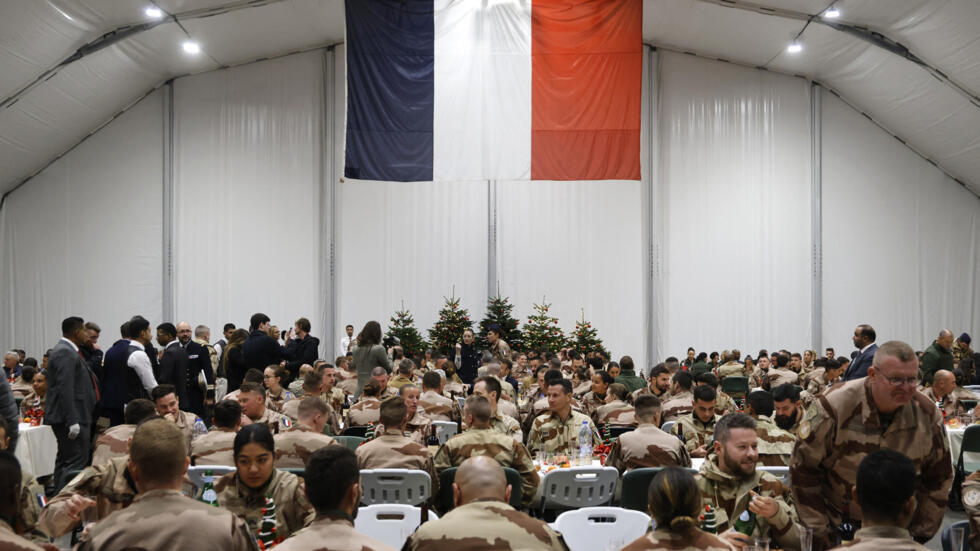 Jordanie: dîner de Noël avec les soldats français de l'opération ...