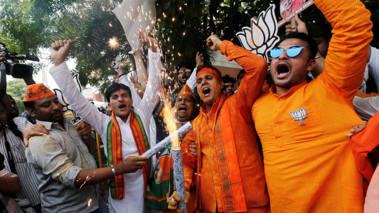 The count of more than 600 million votes begins in India