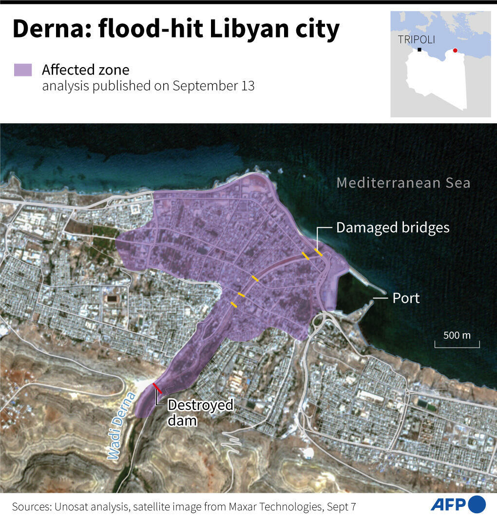 Libya's flood-ravaged Derna in grisly hunt for thousands missing