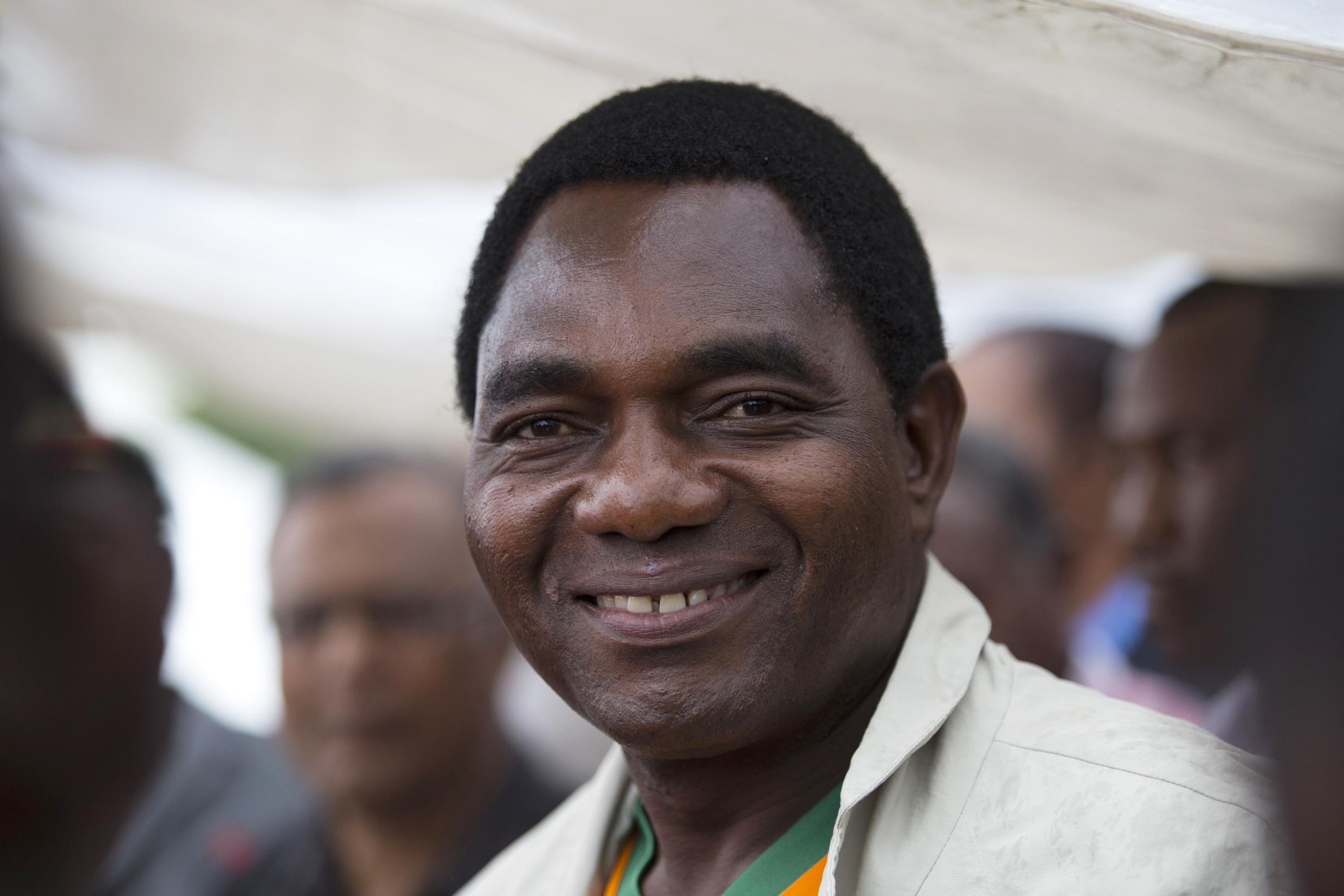 Zambie: inquiétude sur le sort de l’opposant Hakainde Hichilema