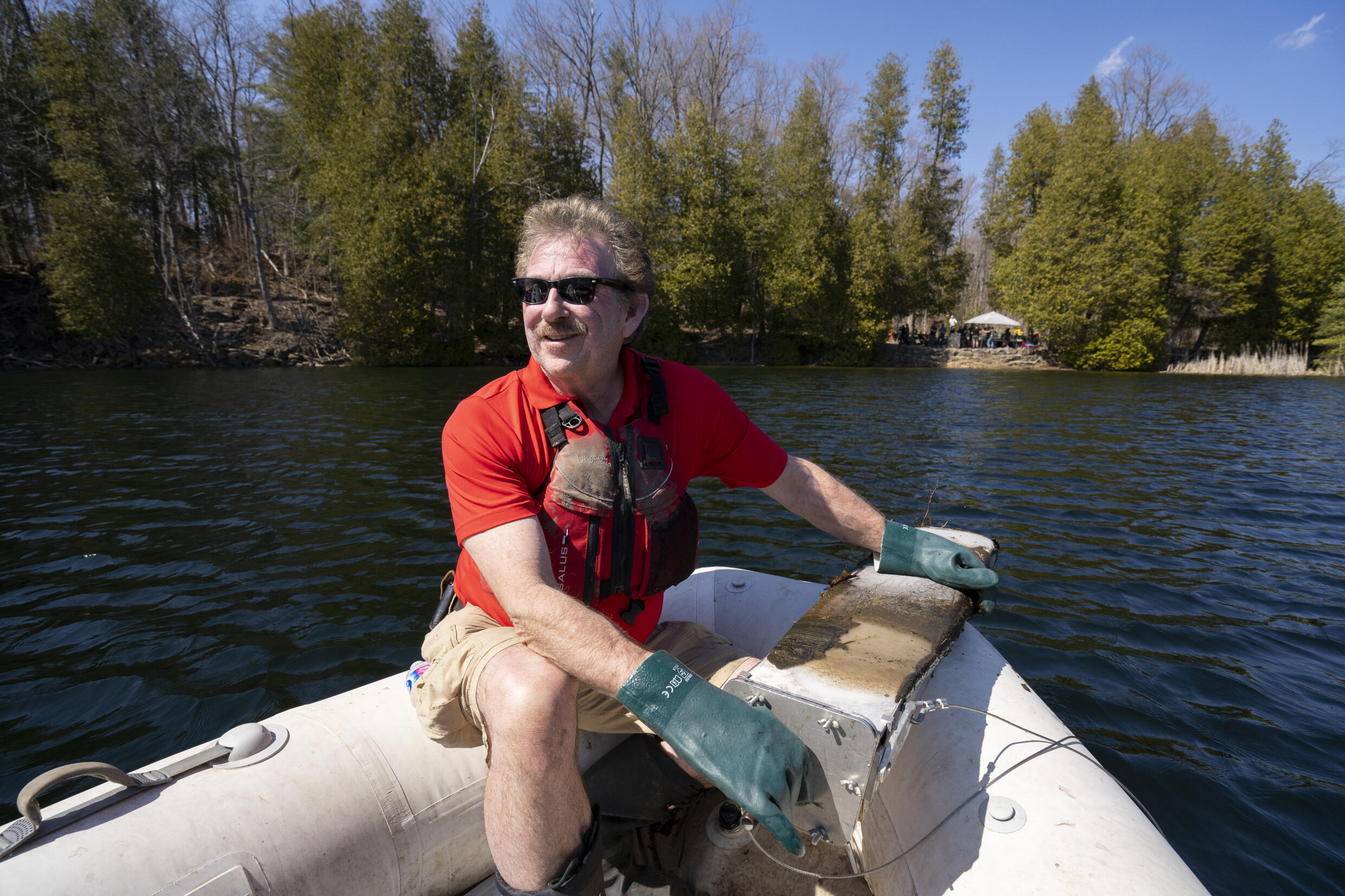Cuando los científicos leen la historia humana en el lodo del lago Crawford