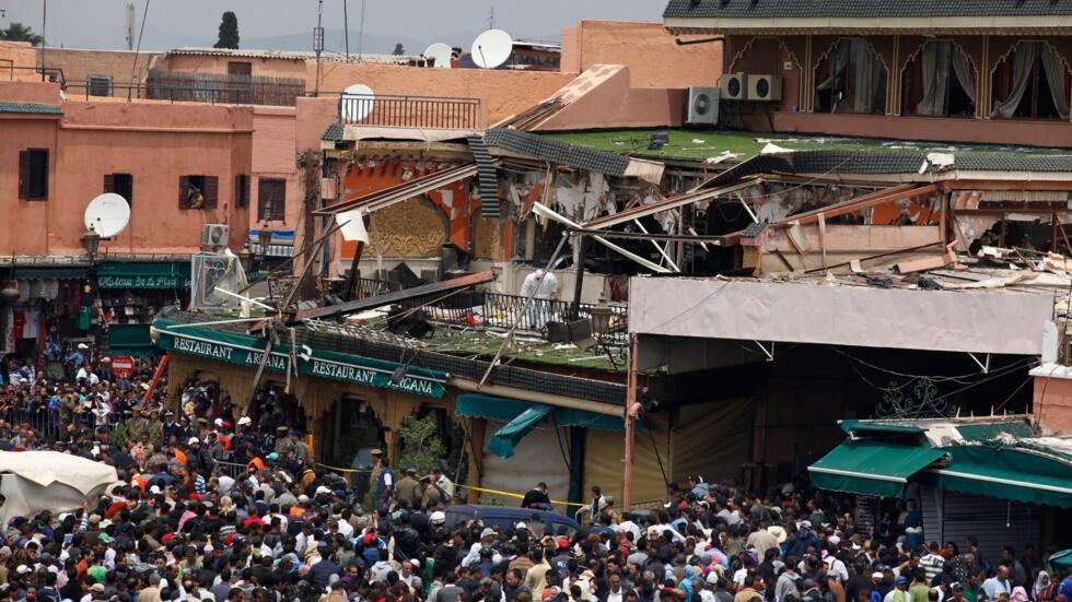 Au Maroc, un attentat dans un café à Marrakech fait quatorze morts ...