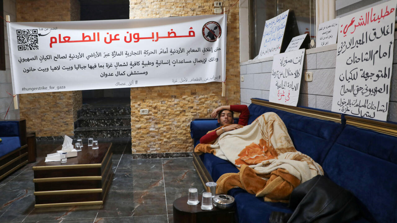Guerre Israël-Gaza: un groupe de Jordaniens en grève de la faim pour ...