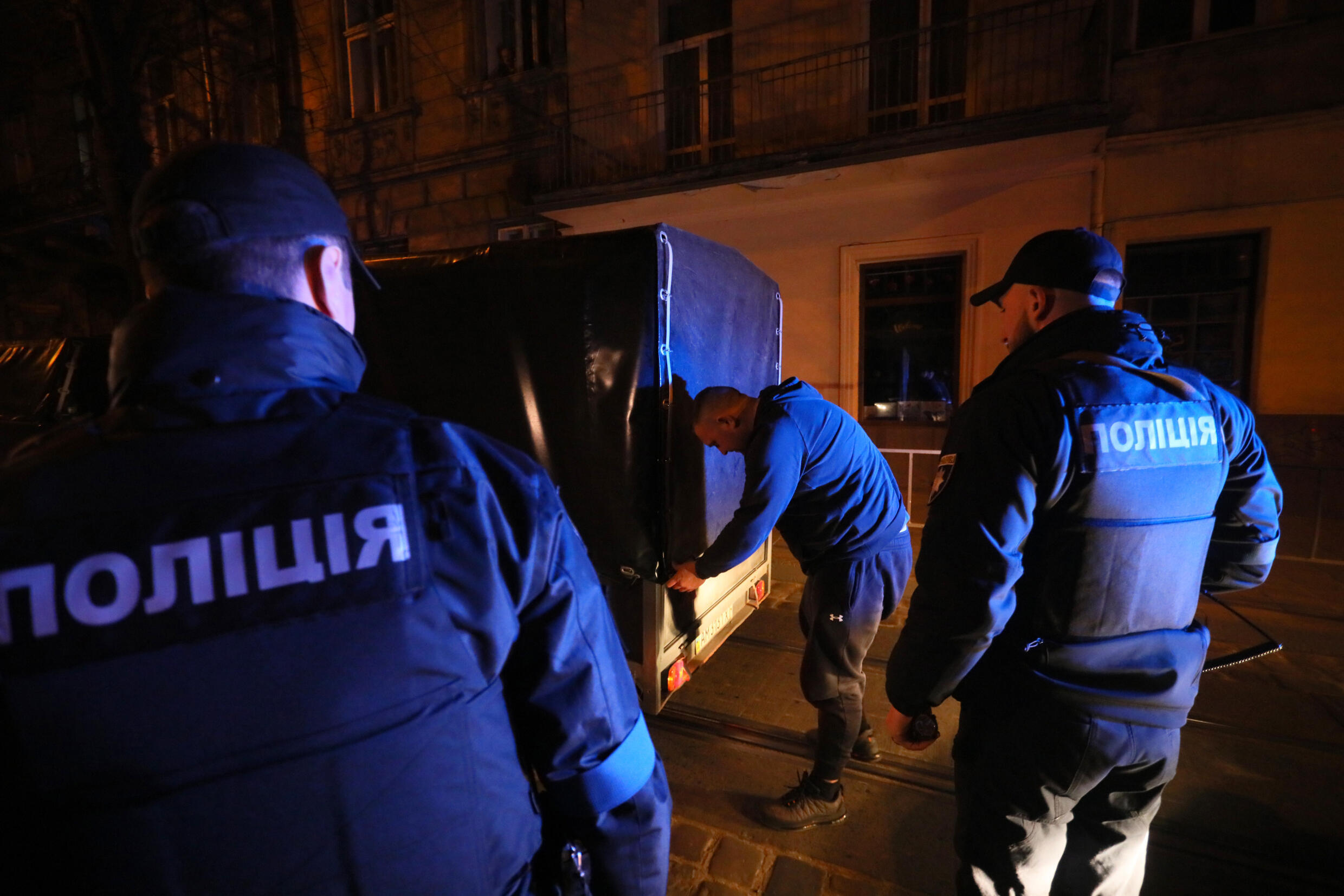 War and police: on patrol under Ukraine's conflict curfew