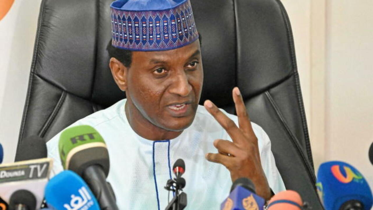 Faraminstan Nijer Mahaman Lamine Zein da ya ziyaarci Mali kan huldar ...