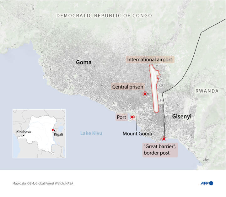M23 rebels advance towards second DR Congo regional capital