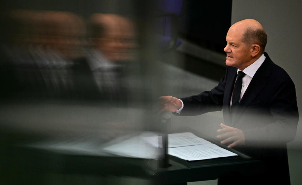 Germany's embattled Scholz trades blows with rivals as election looms