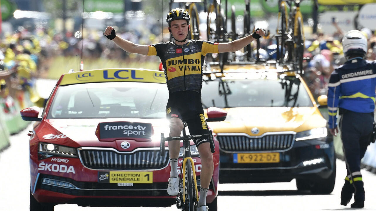 Pogacar retains Tour yellow jersey as Kuss takes first Pyrenean stage