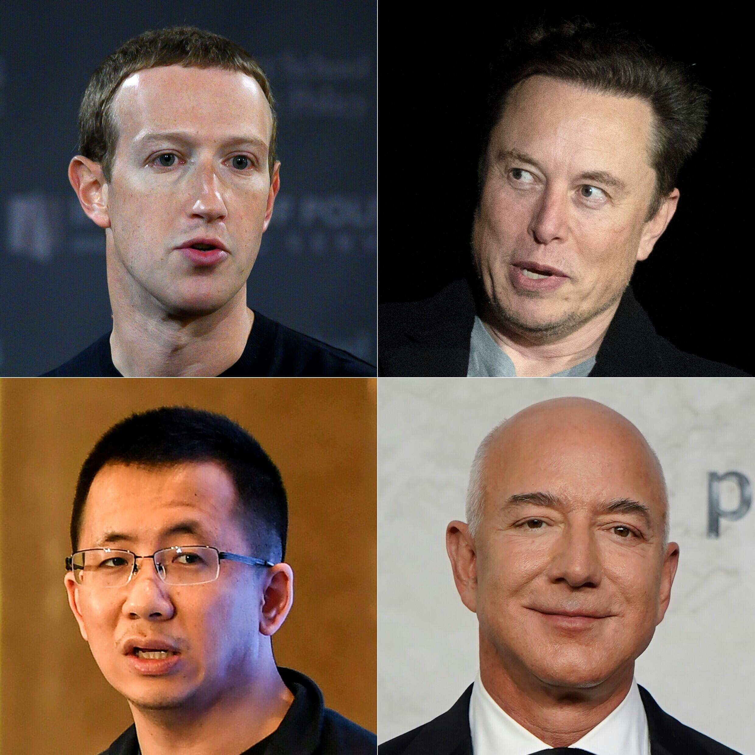 Tech billionaires see wealth shrink amid 2022 stock crunch