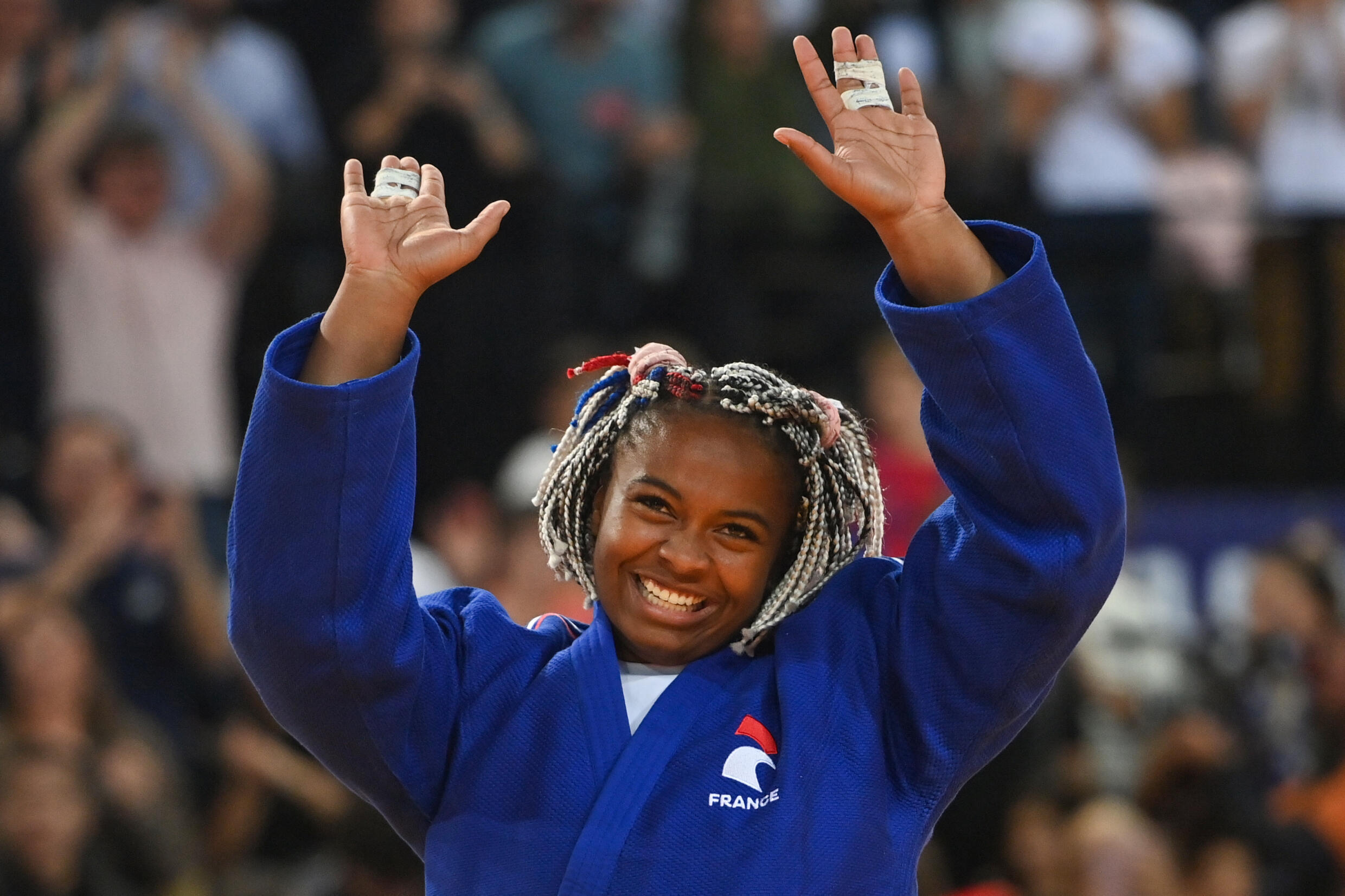 Judo: Romane Dicko s'offre une quatrième couronne européenne