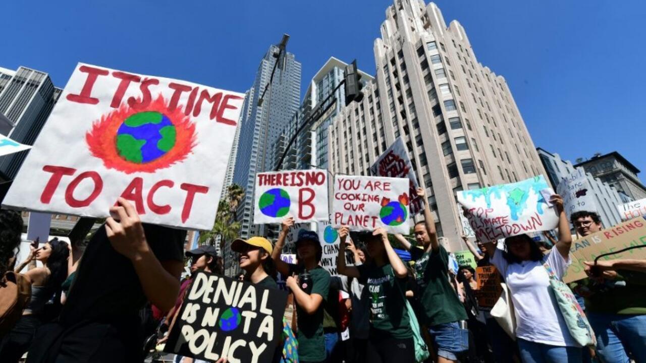Climate activists mark Earth Day as global temperatures hit record high