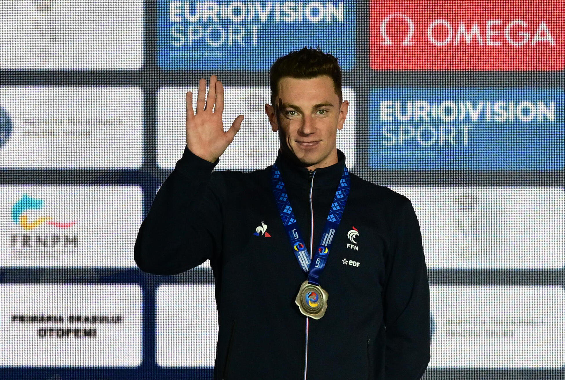 Euro en petit bassin: avec le 100 m nage libre, Grousset conclut en beauté