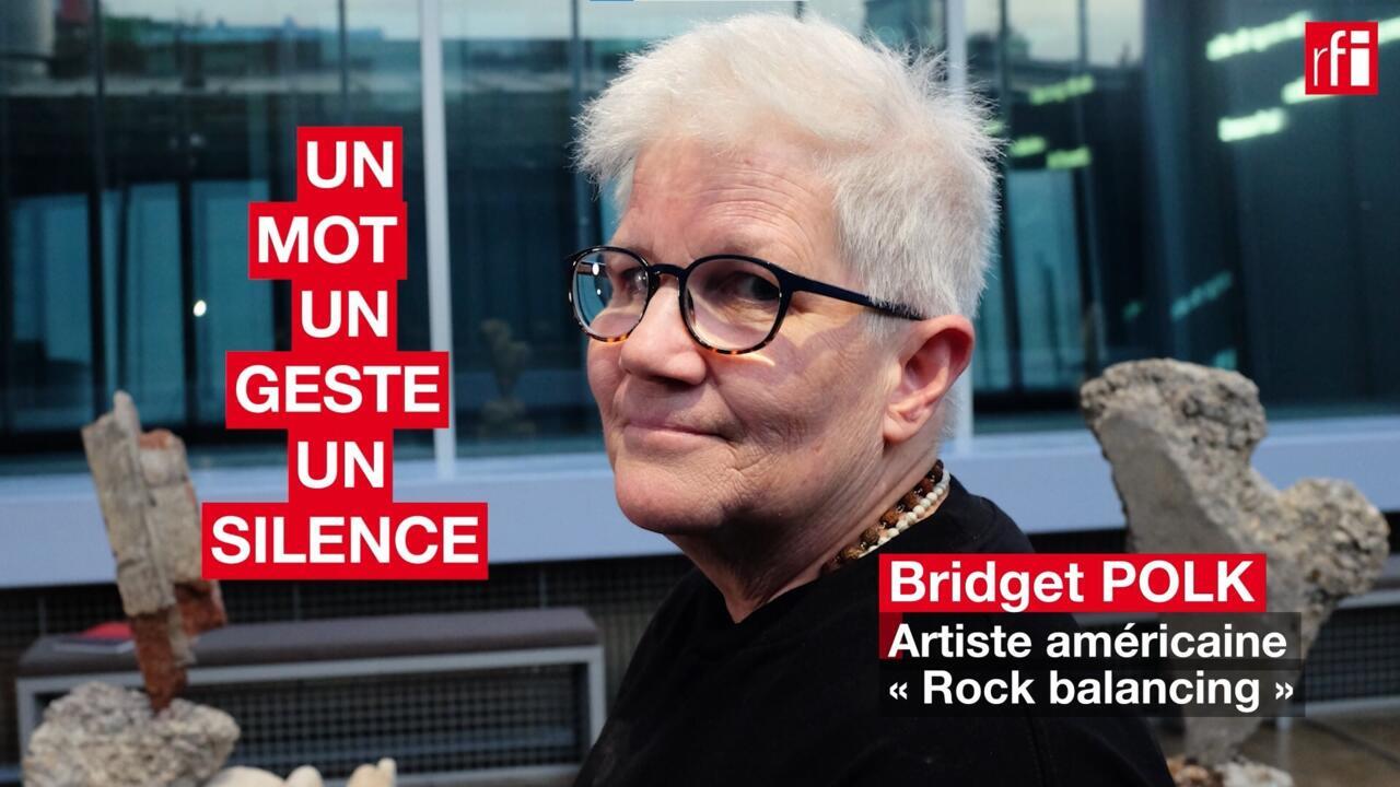 La «rock star» américaine Bridget Polk en un mot, un geste et un silence
