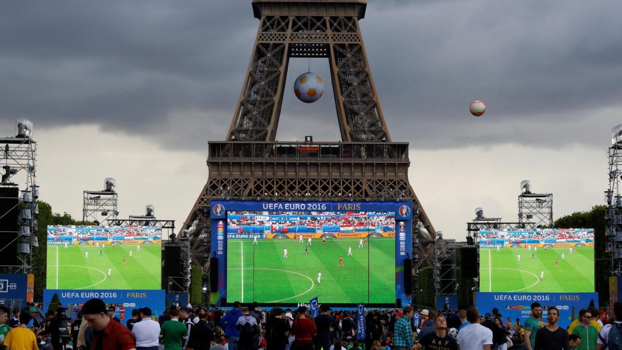 Les parcours artistique de la fan zone de Paris - Autour de l'Euro